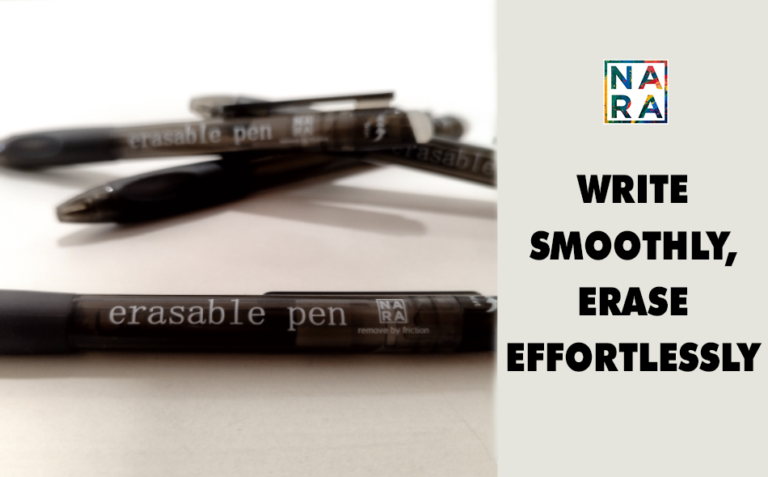 Everything you need to know about Nara Erasable pens - Nara Smart Book